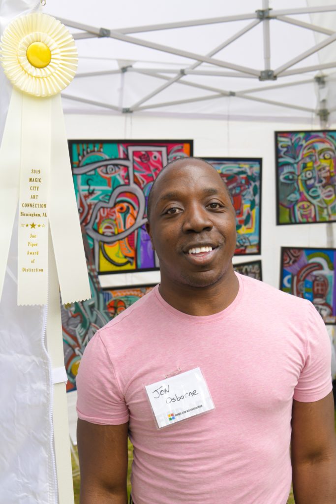 Artist Jon Osborne once lived in a car near same park where he won arts ...